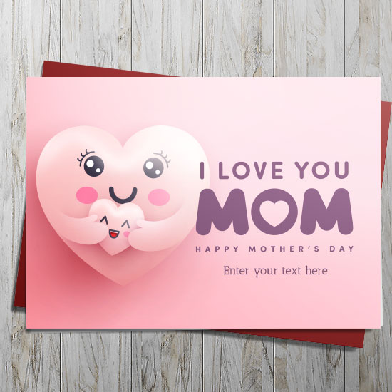I Love You Mothers Day Card | Personalised Mothers Day Card Ireland