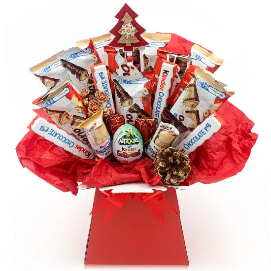 The Christmas Kinder Chocolate Bouquet | Chocolates Delivered